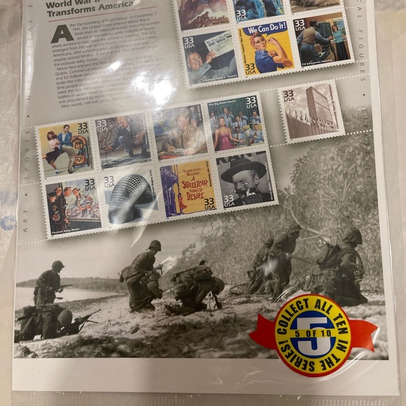 USPS | Other | 94s Usps Collectors Stamp Set 5 Of 10 Sealed Mint Never ...